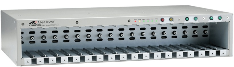 18-Slot Chassis for MMC2xxx Media Converters, one AC Multi-Region PSU "AT-MMCR18-60" - Găsiți ...