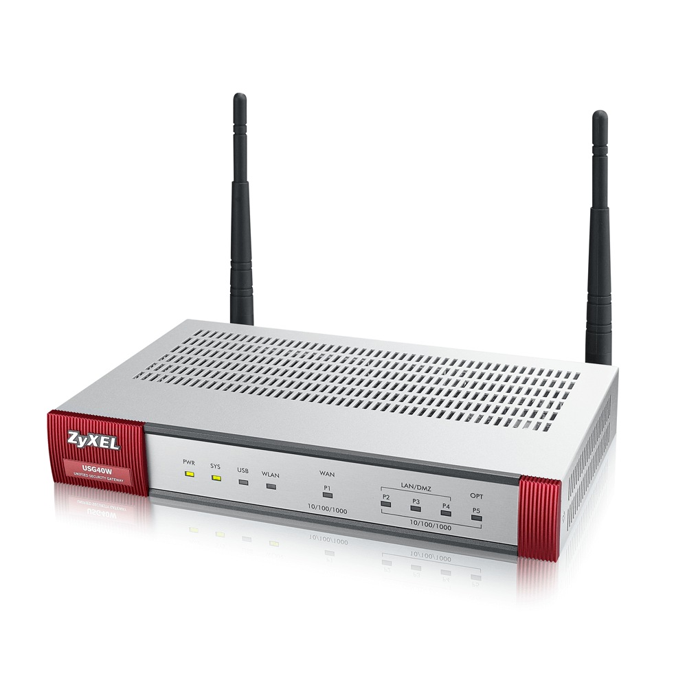 ROUTER ZYXEL ZyWall USG 40W, wired, port LAN 10/100/1000 x 3, port WAN ...